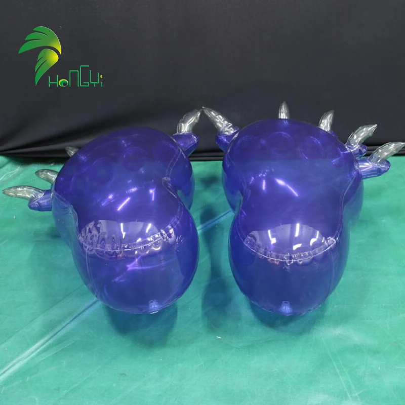 Clear Pvc Inflatable Paw Design Inflatable Foot Toy Stools Cartoon For ...