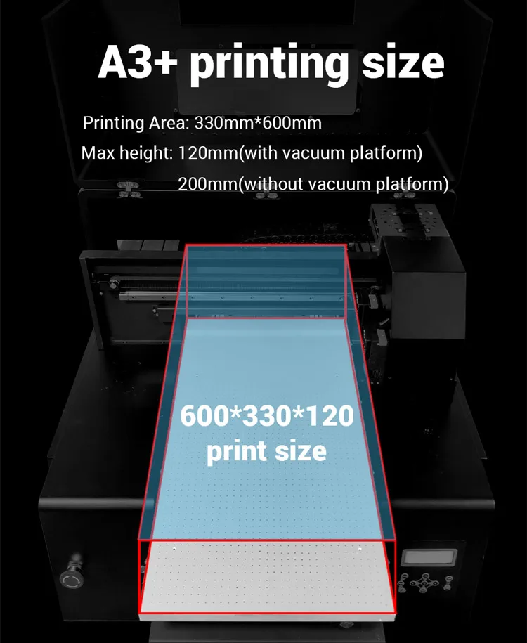 Refinecolor XP600 Inkjet A3 UV Printer - Versatile & Efficient