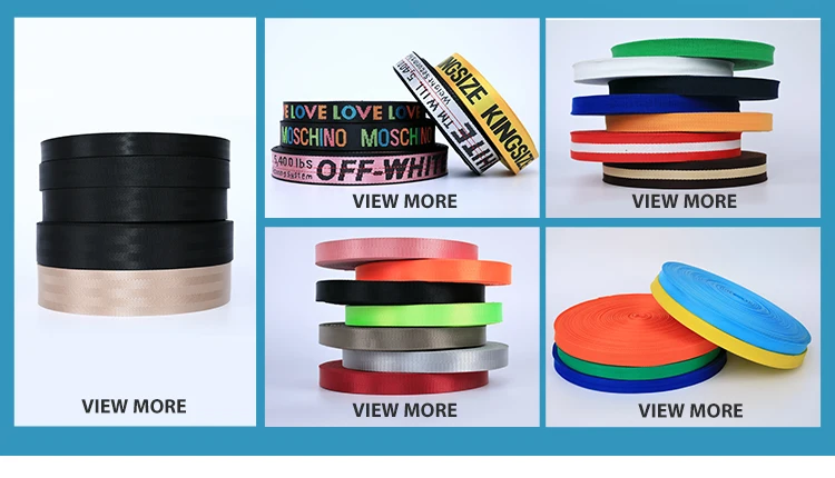 Wholesale High Quality Webbing Pp/polyester Webbing Non Slip Rubberized ...