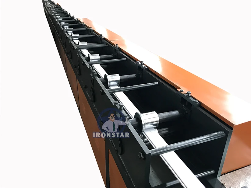 Ironstar Pu Shutter Door Roll Forming Line Algeria Popular Metal Shutter Door Color Roof Tile ...
