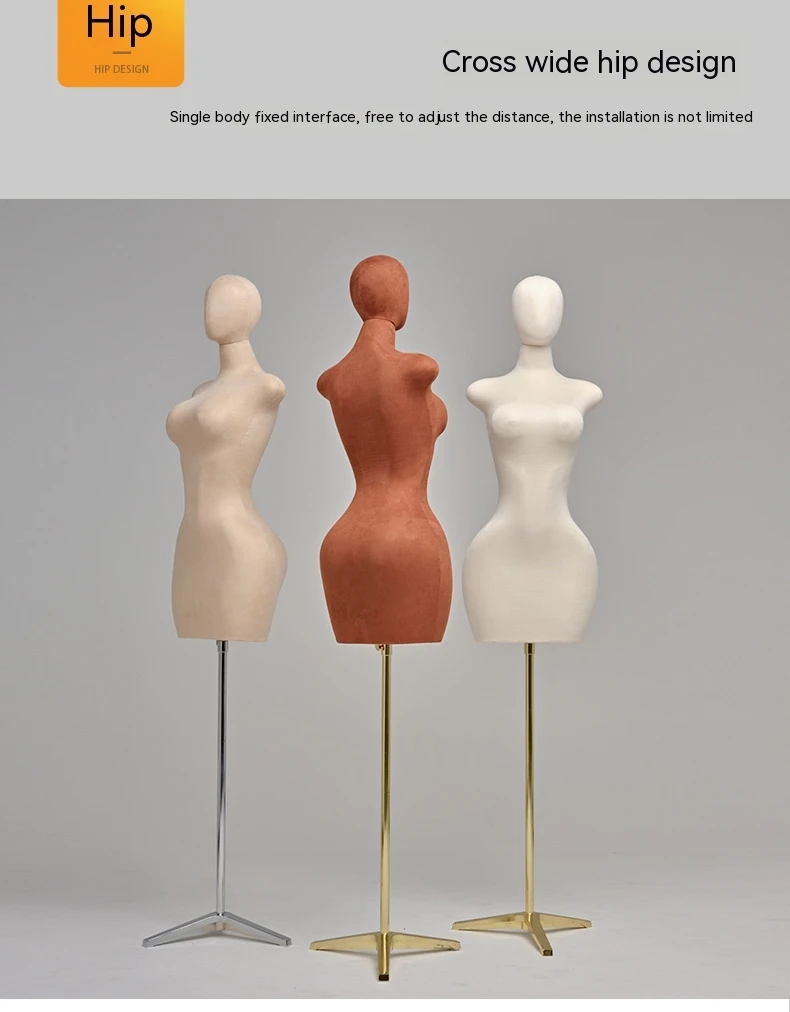 BBL Mannequin Women Dress Form PU Plus Size Mannequin