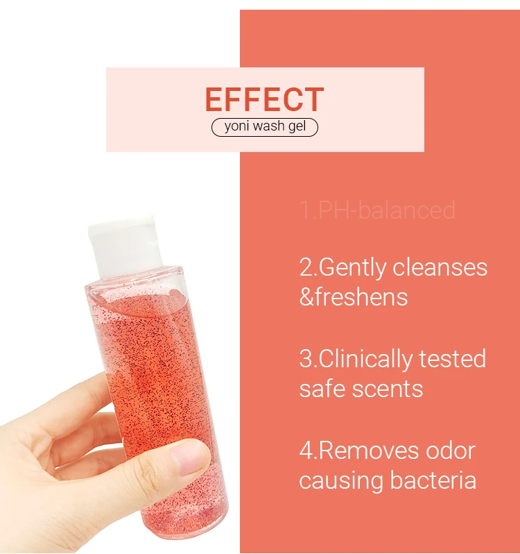 Customize Logo Organic Natural Yoni Wash Gel Herbal Refresh Vaginal ...