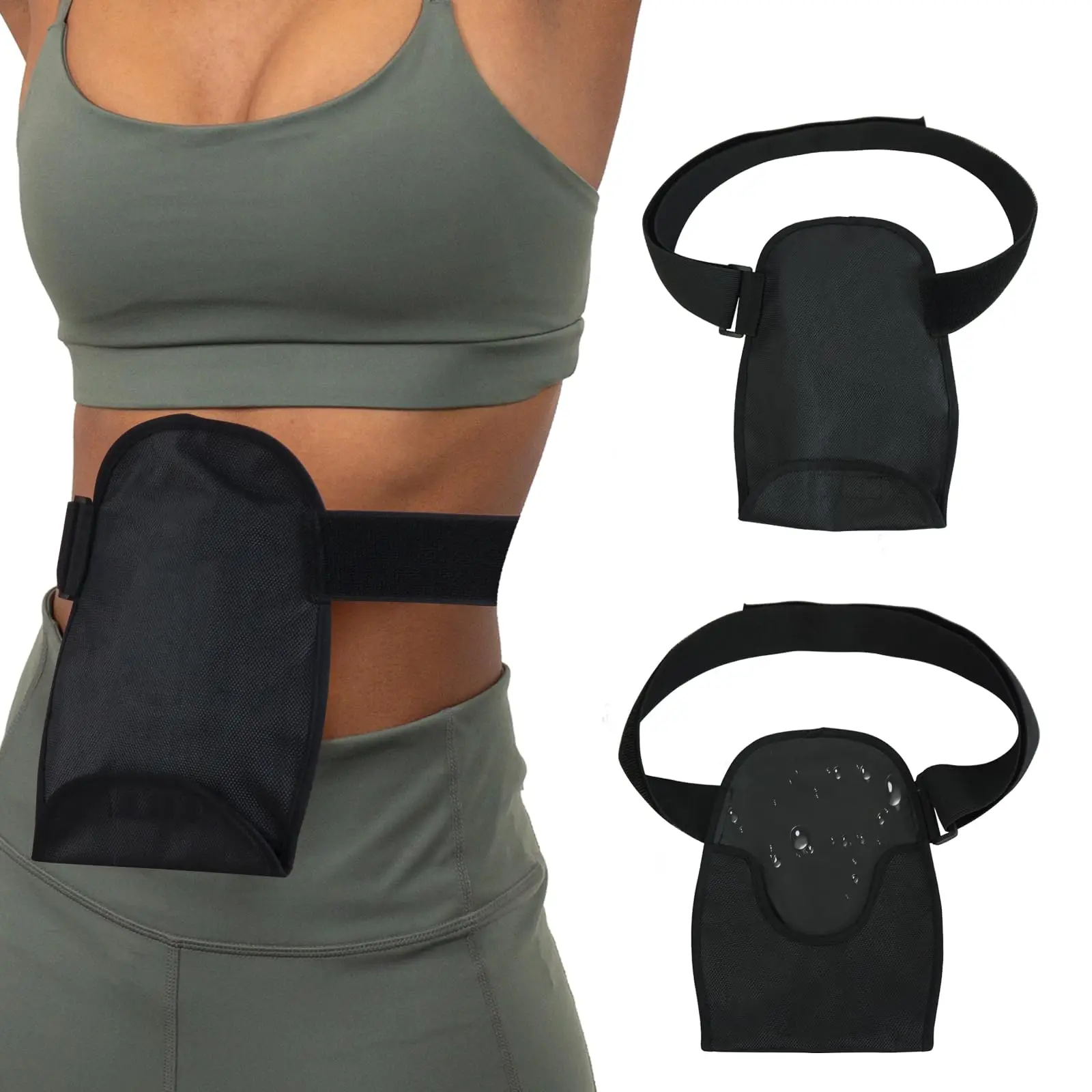 Kyrenmed Ostomy Bag Covers with Belt - Adjustable & Waterproof