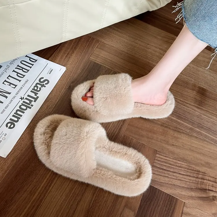 Premium Custom Fur Slippers Fashionable Wedding Season Custom Fashion ...