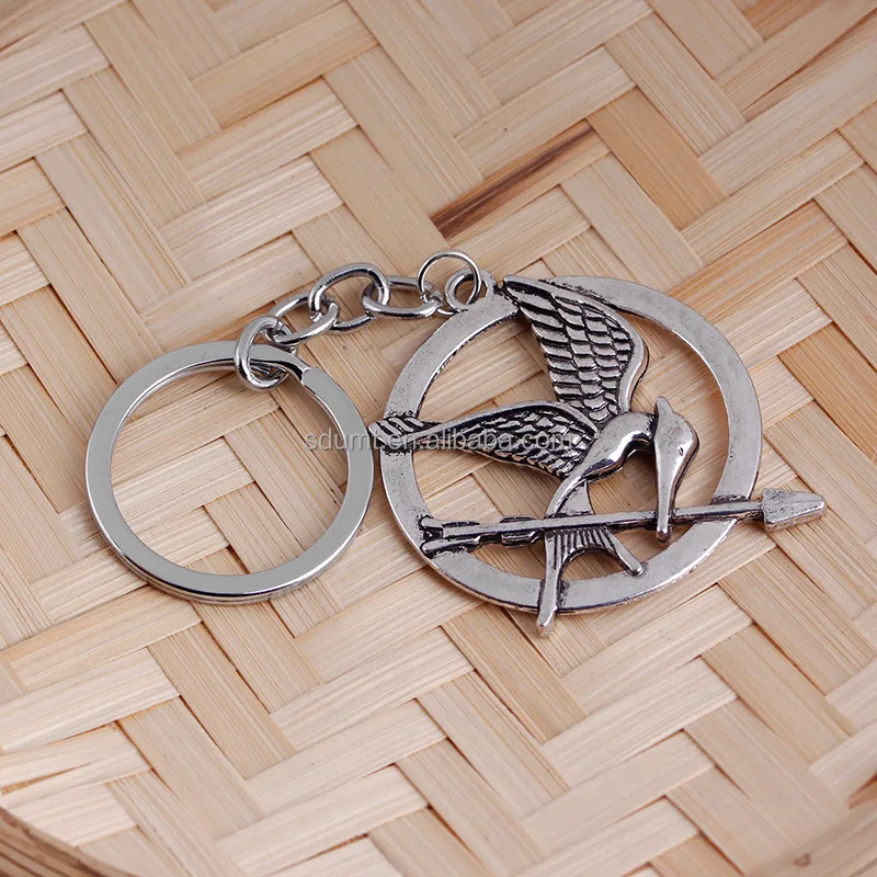 Key Chain Movie the Hunger Games Alloy Keychain - Promotional Metal Bird