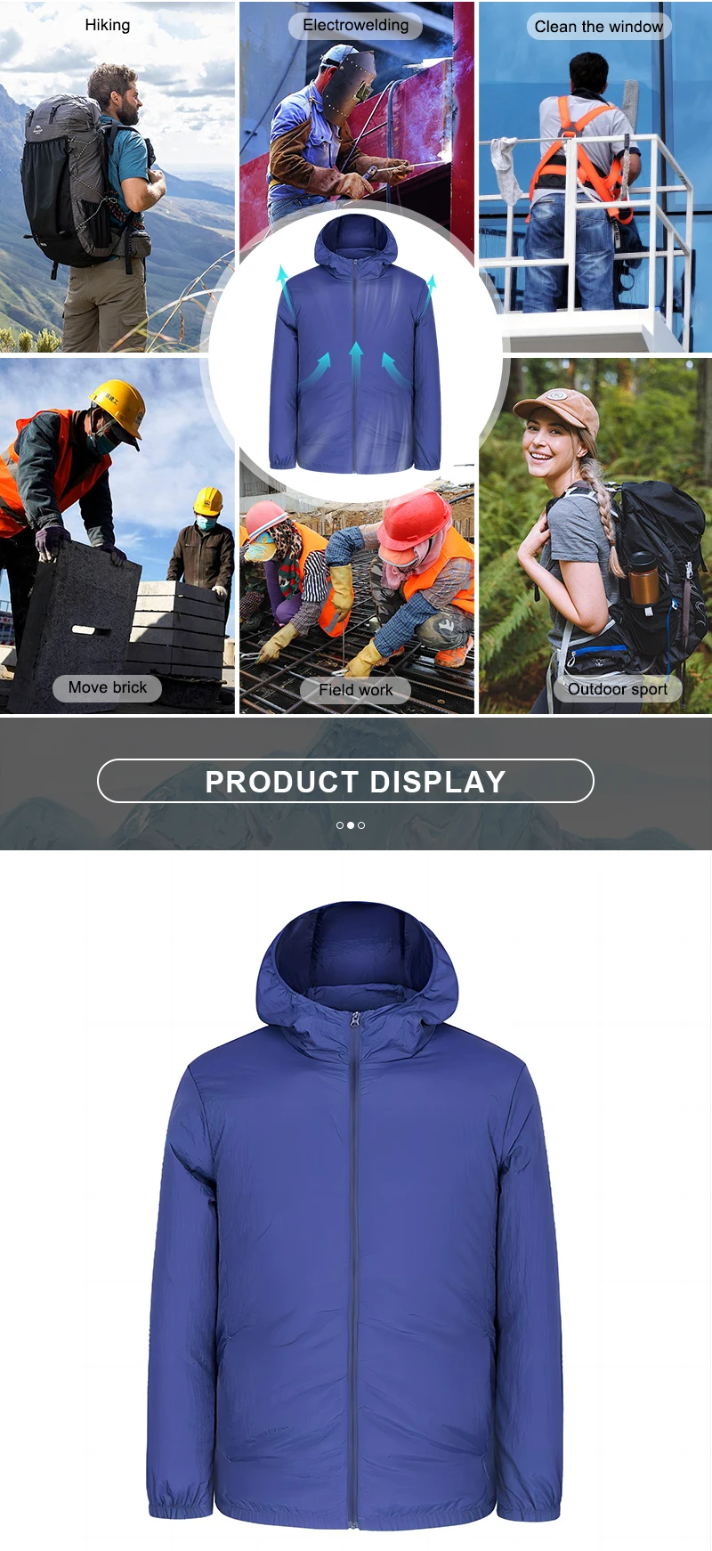 3 Gear Speed Regulation 12v Smart Usb Rechargeable Welding Work Air ...