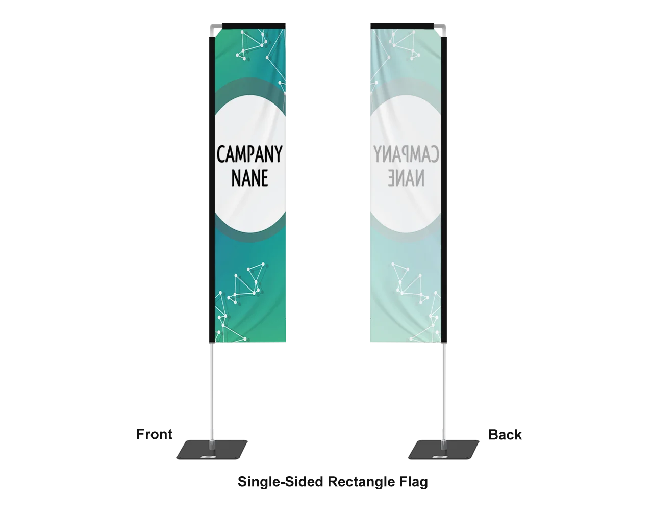 Sport Wind Event Rectangle Flag Sail Rectangle Flag Custom Rectangle ...