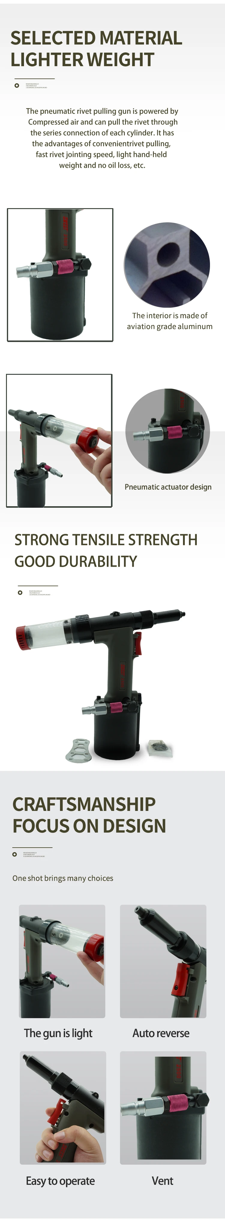 SWT-2500 Self Piercing Rivet Gun - Efficient Riveting Tools