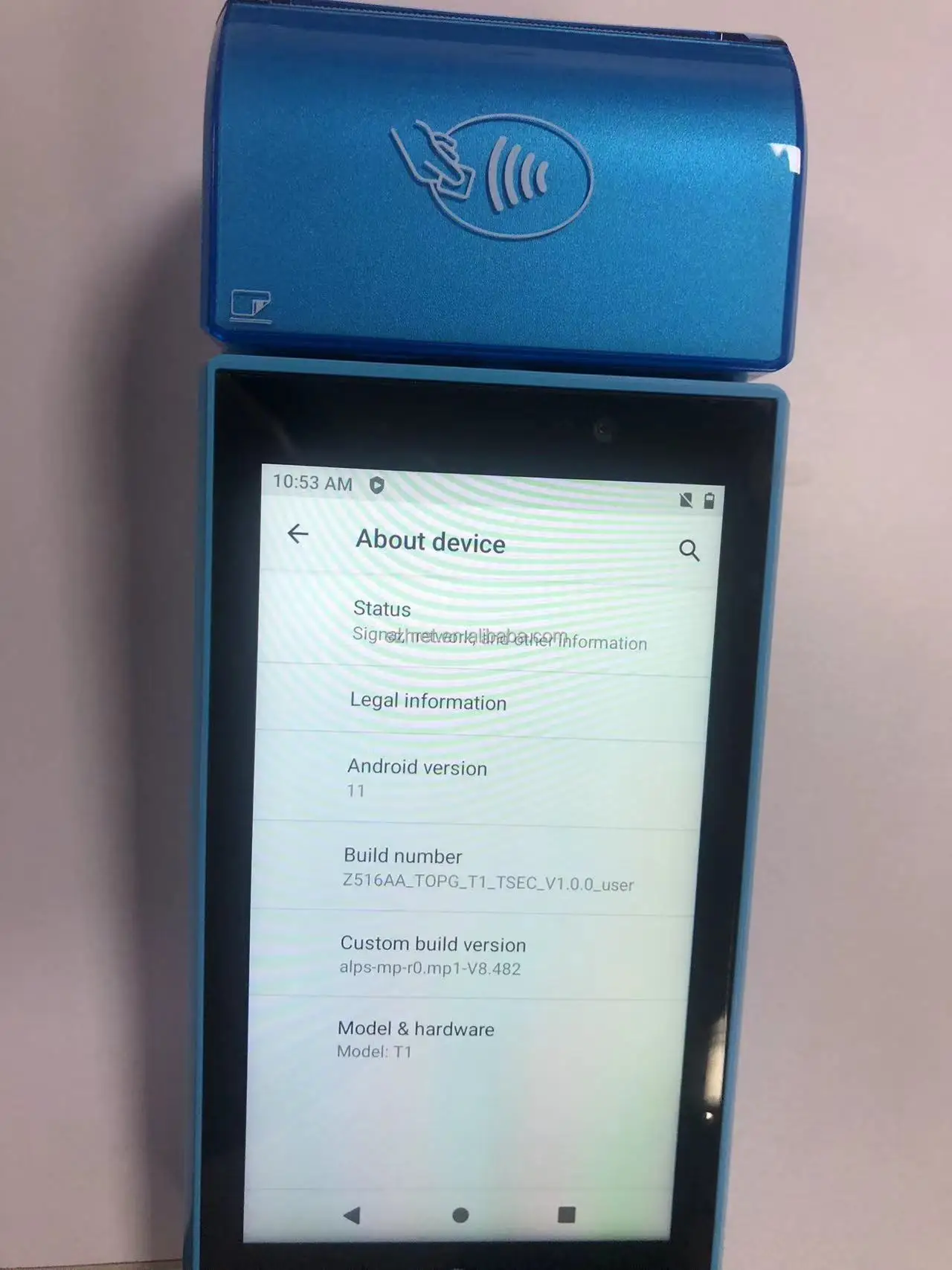 Fingerprint Pos Machine Electronic Digital Payment System Pos Device ...