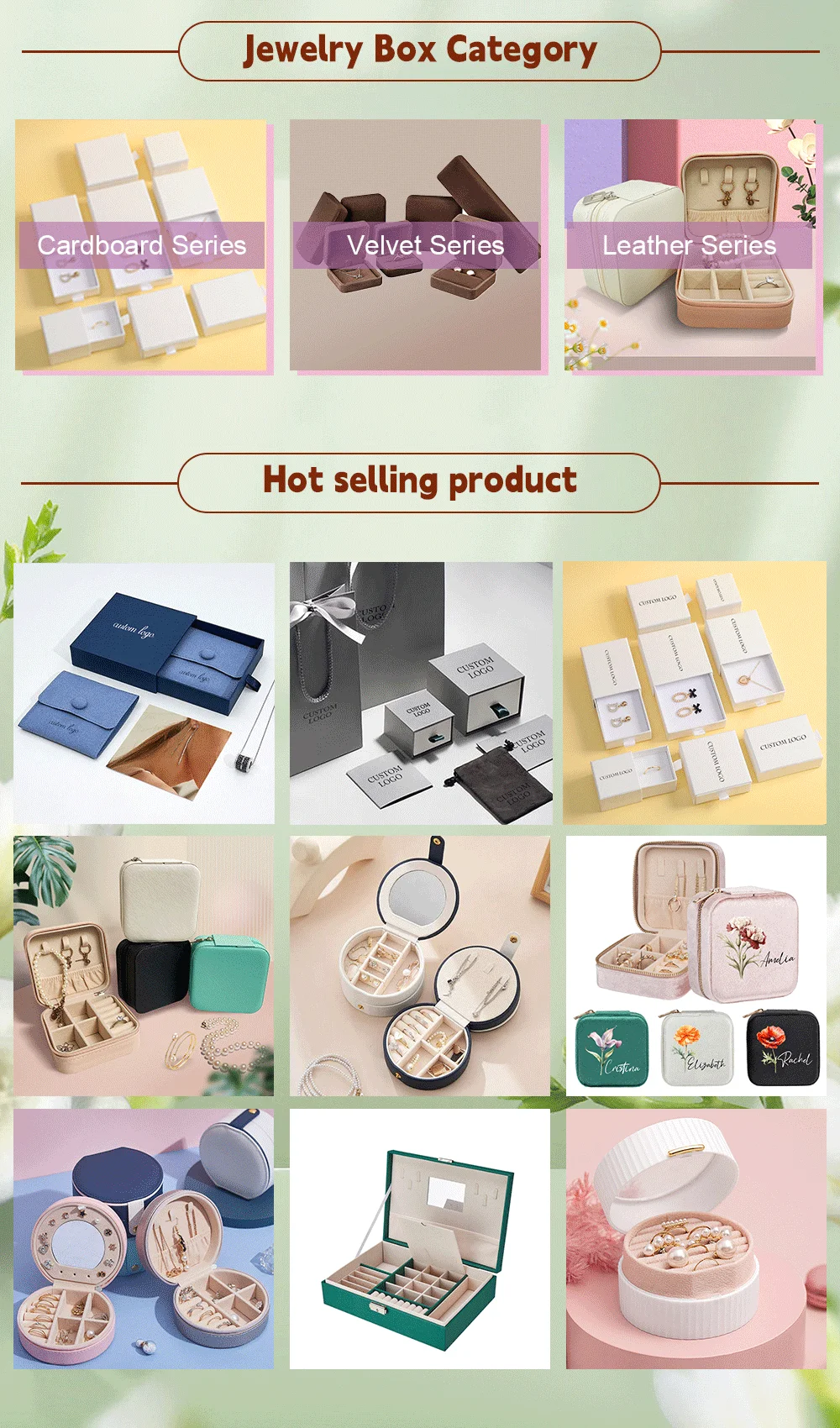 Compostable Recyclable Paper Cardboard Jewellery Eco Friendly Drawer ...