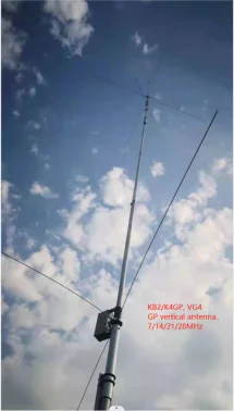 Multiband HF Base Antenna - 7 14 21 28mhz Dipole with Tuner