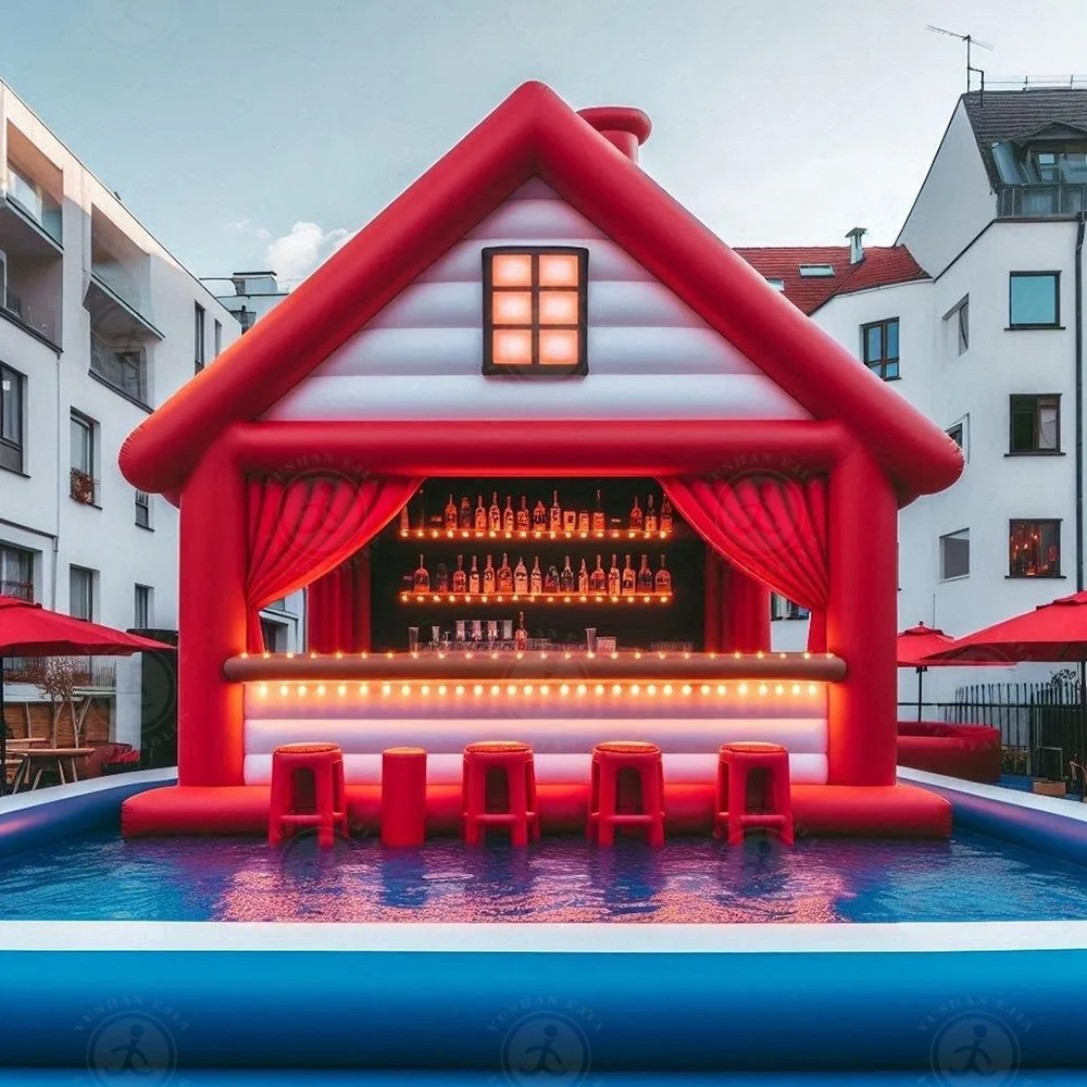 Ejia Inflatable Pool Bar - Durable, Portable, Customizable