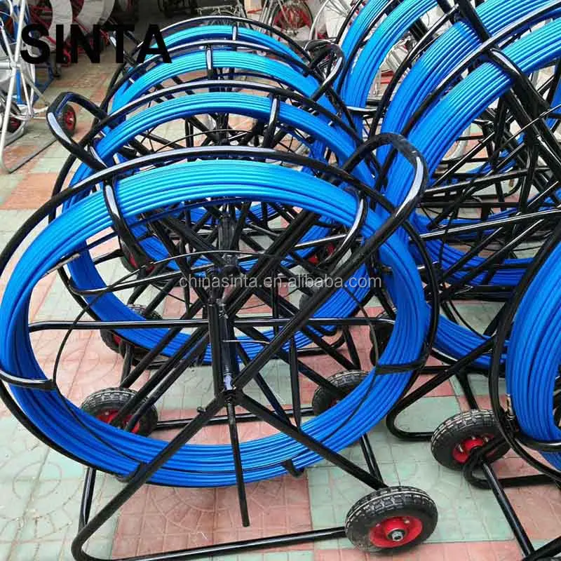14mm 200m Conduit Traceable Duct Rodding Reel Snake Rod Fiberglass ...
