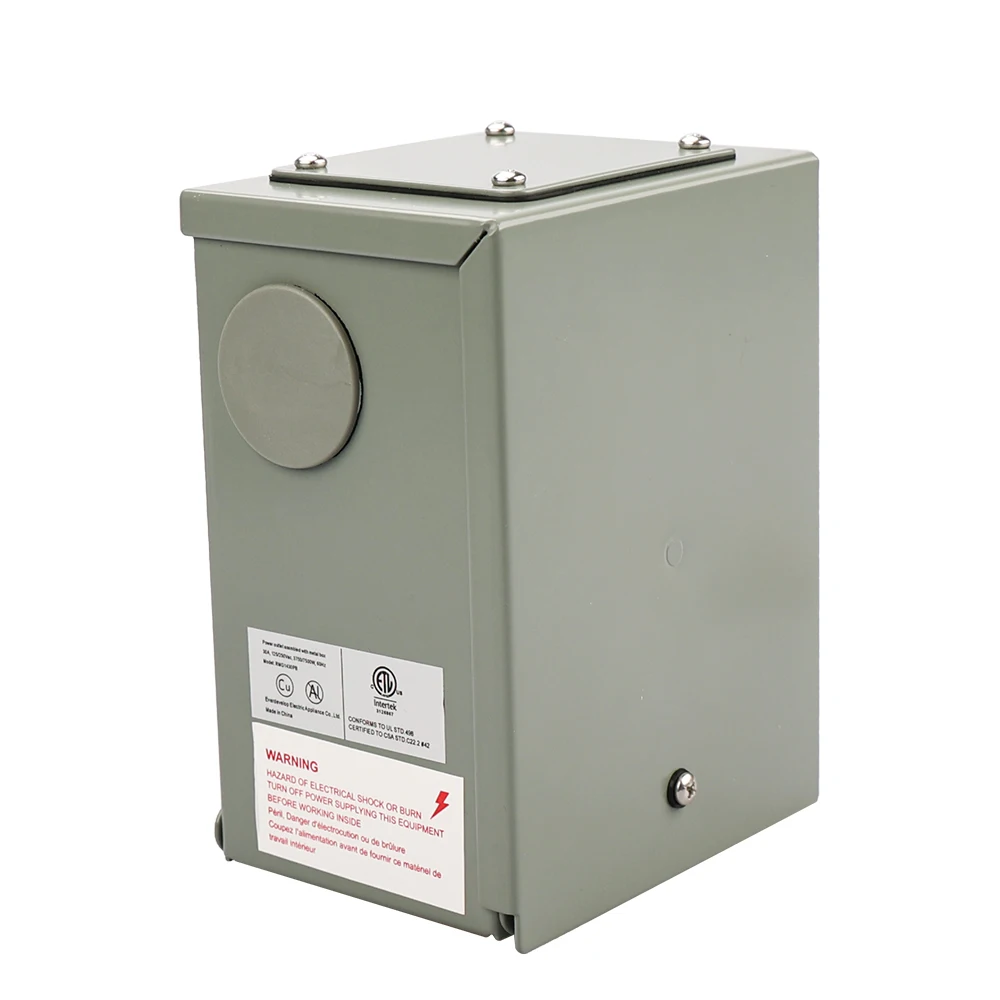 4 Prong 30 Amp NEMA L14-30 Generator Outlet Box - Weatherproof