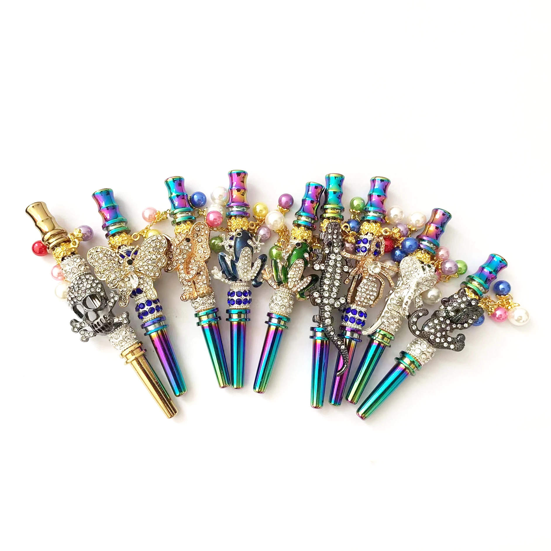 Shisha Hookah Mouth Tips Diamond Animal Rainbow Shisha Mouthpiece ...