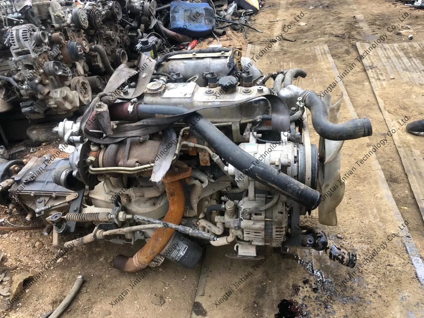 Used Complete Engine 4JB1 - ISUZU Diesel for Truck & Marine