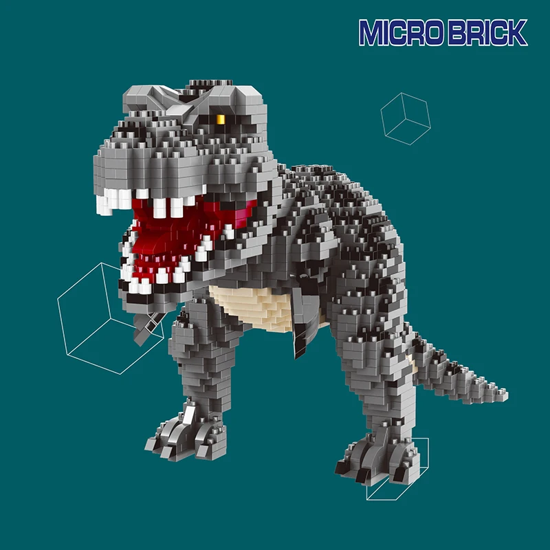 Cogo Kids Building Blocks Toy Dinosaur Children Toys Micro Building ...