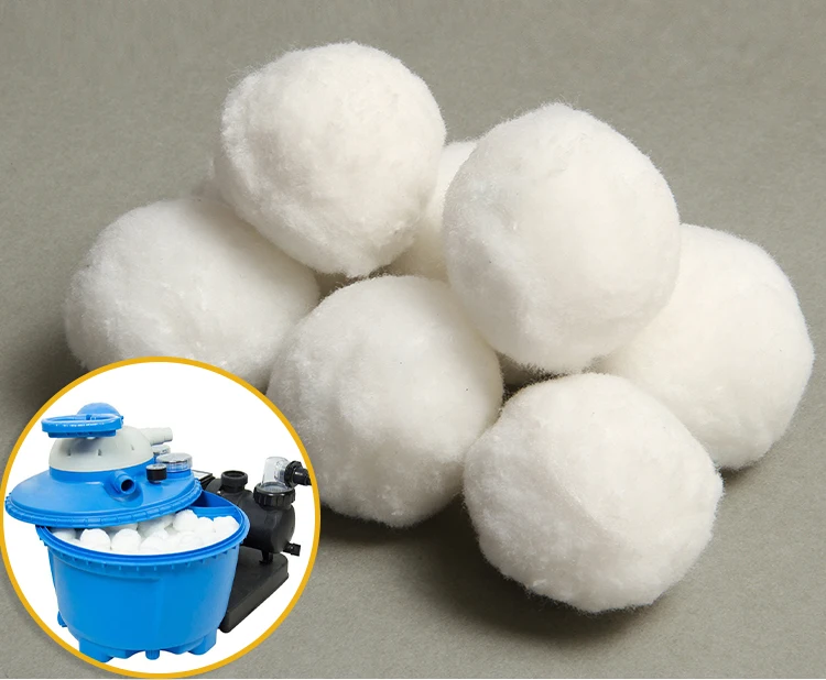 Modified Fiber Ball Filter Media Hongtai Factory Directly Supply 700g ...