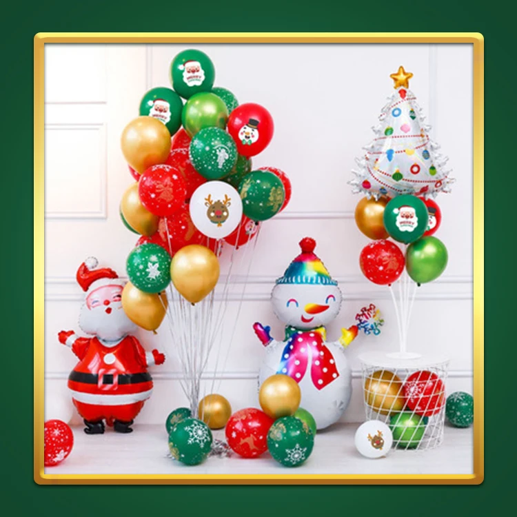 MTF 18" Round Christmas Foil Balloons for Decor