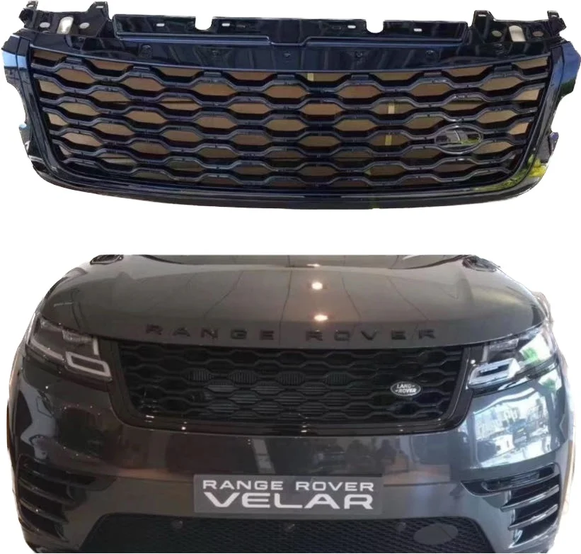 FRONT GRILLE FOR LAND ROVER RANGE ROVER VELAR OEM BLACK COLOR OEM FROM ...