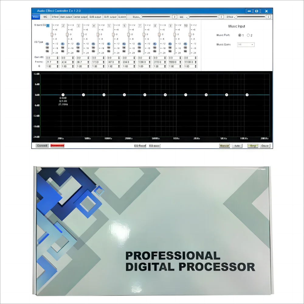 Brand New X5 Audio Processor With High Quality Digital Audio Processor ...