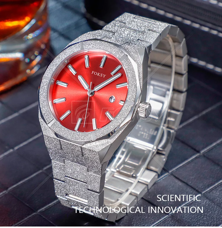 Custom Designer Stylish Waterproof Stainless Steel Quartz Wristwatch ...
