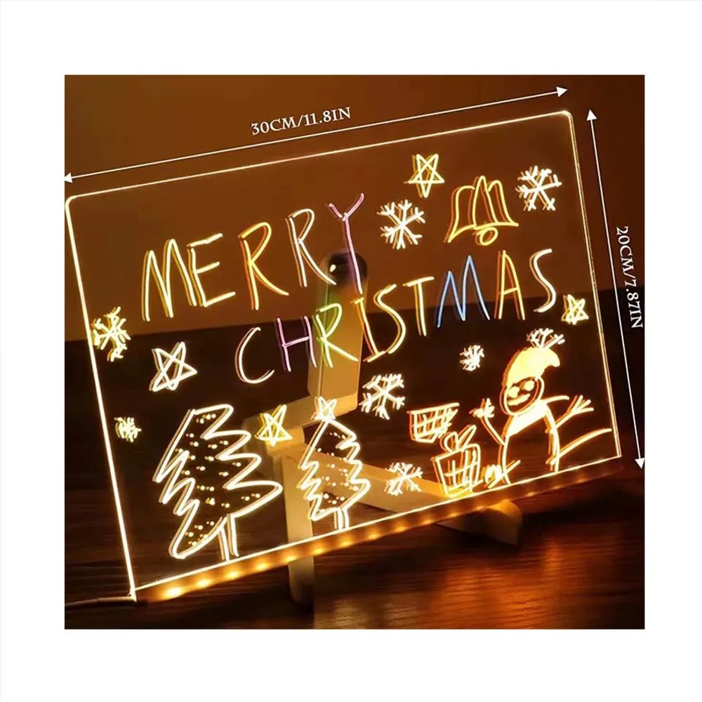 Personalized Decorative Light Led Writing Board Message Handwriting Led ...