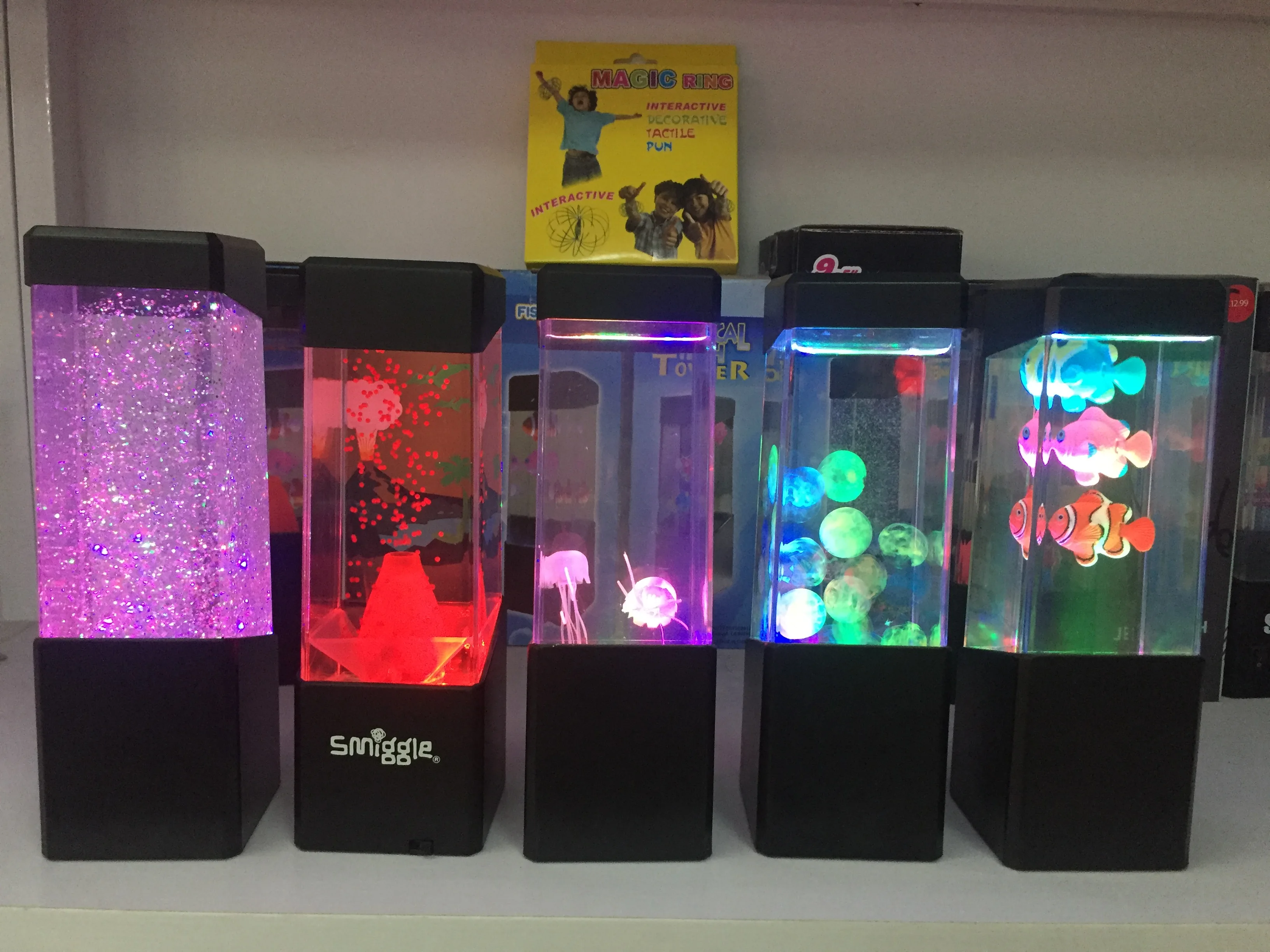 Led Mini Aquarium Water Light Box Water Polo Aquarium Night Light ...