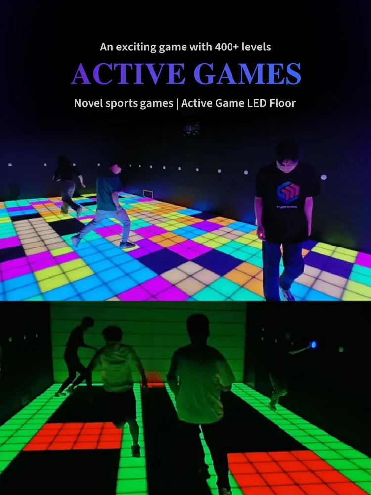 Activate Game Floor 30*30cm Tiles Interactive Floor Projector 400 ...
