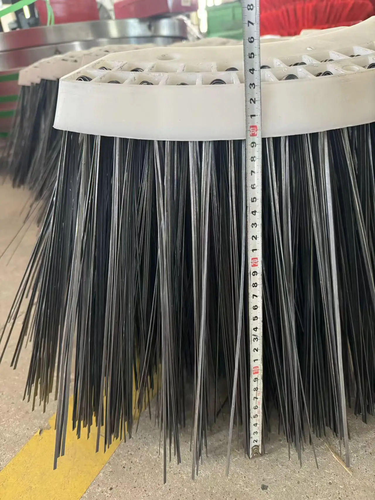 Factory Price Wire Side Gutter Broom Steel Wire Sweeper Channel Brush ...