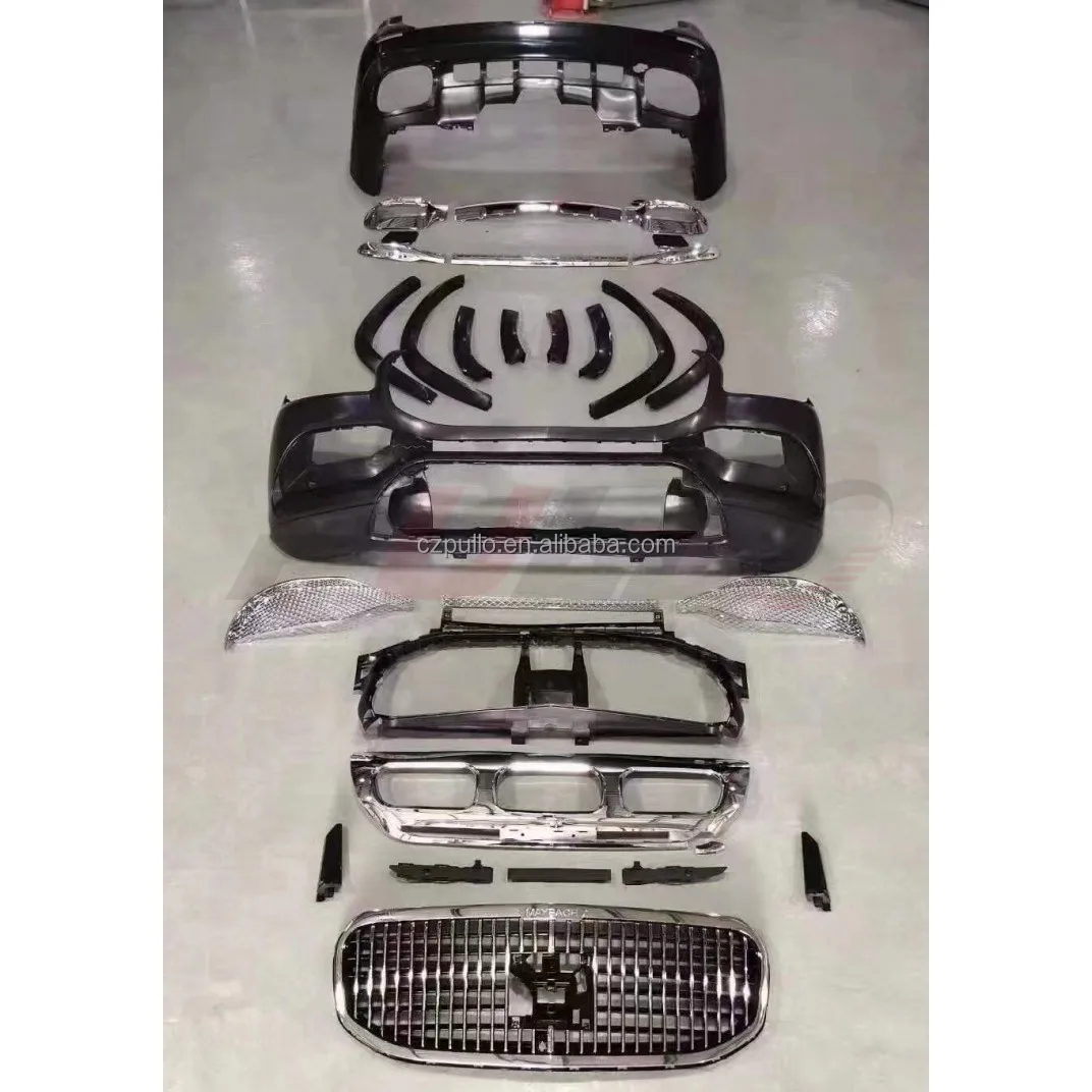 Bumper Complete Body Kit With Grille For Mercedes Benz Gls X167 2020 ...