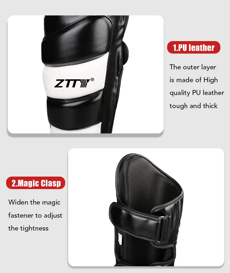 Sample Supply Shin Instep Thai Muay Guards MMA Pads Boxing Kickboxing ...