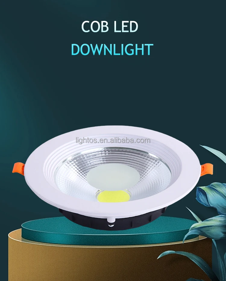 Modern Minimalist Restaurant Customer Store Embedded Ultra Bright Led Spotlight Cob Downlight ...