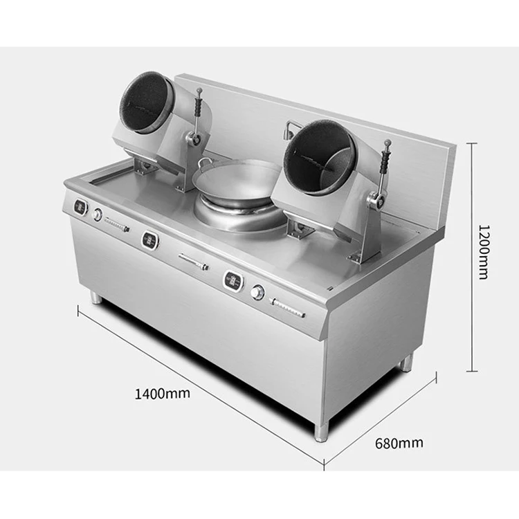 Kitchen Electric Automatic Stir Fry Machine - Restaurant Cooking Robot