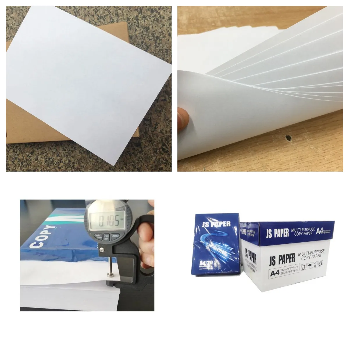 Original Double A A4 Copy Paper Letter Size/legal Size White Office ...