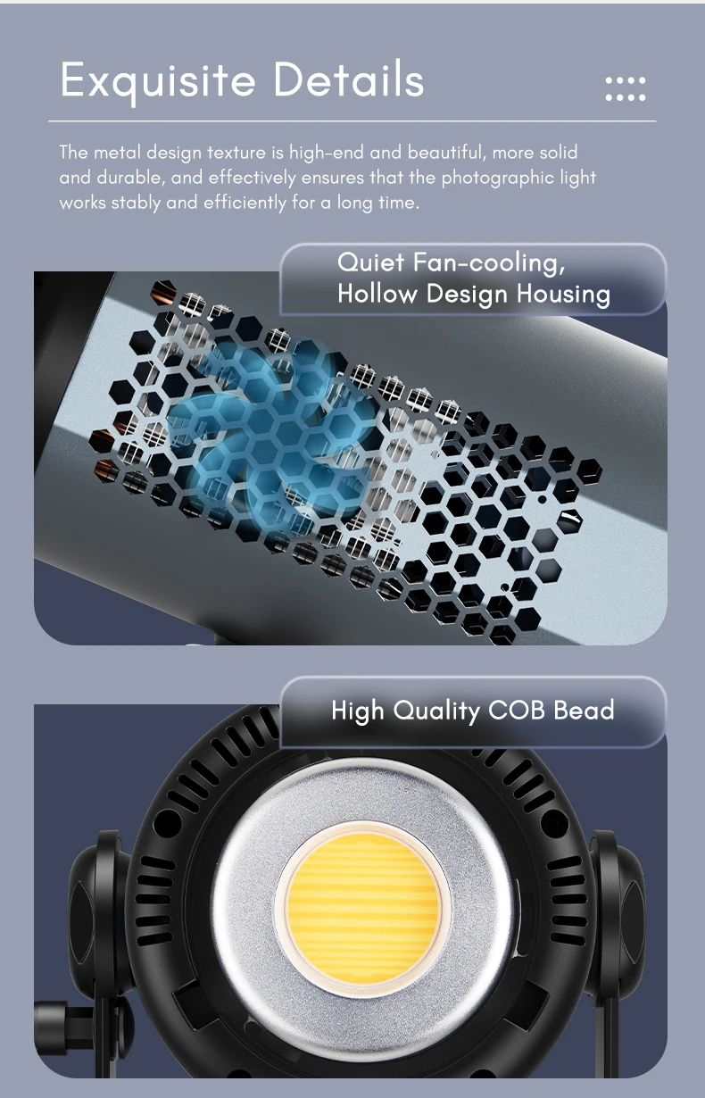 Tolifo Kw-300b Pro Portable 330w Bi-color Cob Led Light Outdoor ...