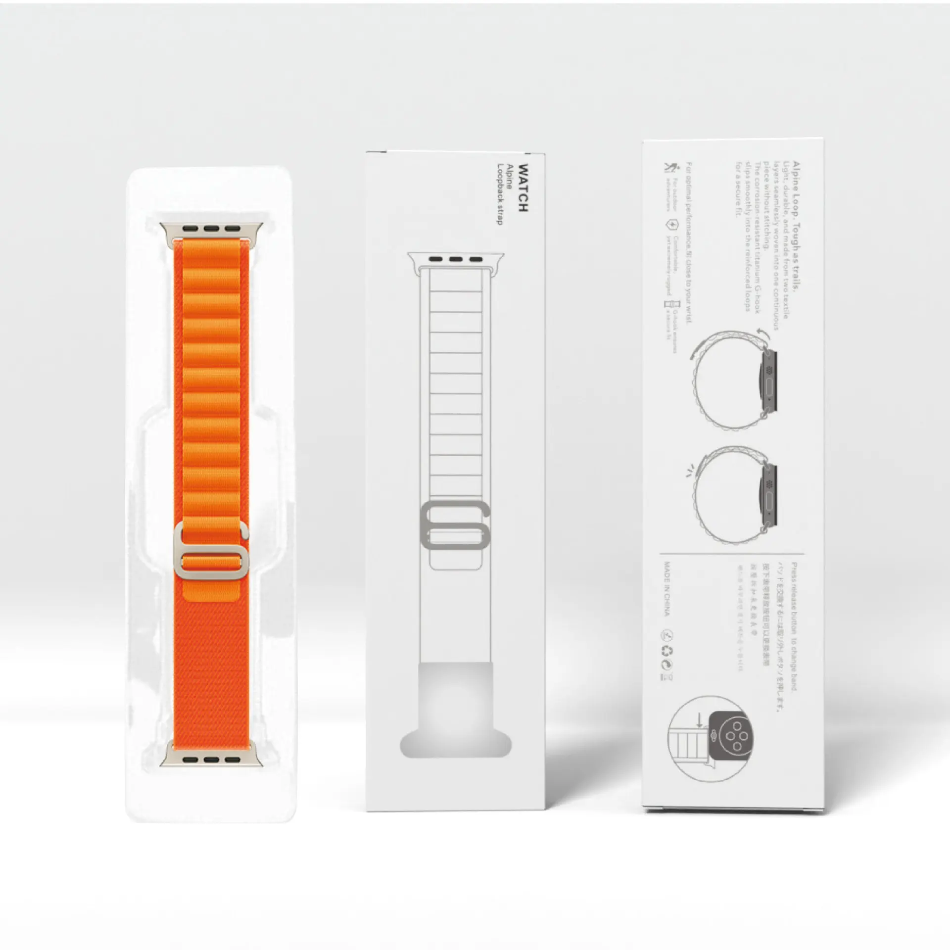 Adjustable Sport Nylon Strap Women Men Two Colors Tone Star Orange ...