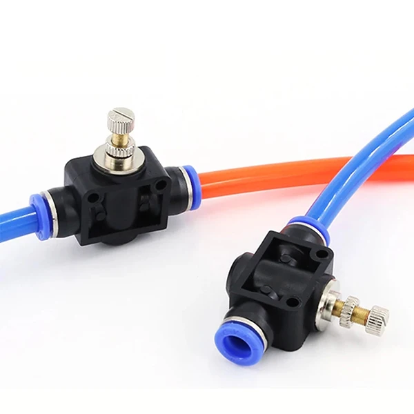 PA Series Pneumatic One Touch Union Straight Air Speed Controller