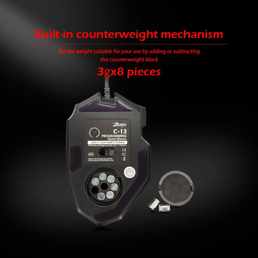 Zelotes Mouse Gaming Computer Mouse 2.4ghz Wireless Mouse For Laptop ...