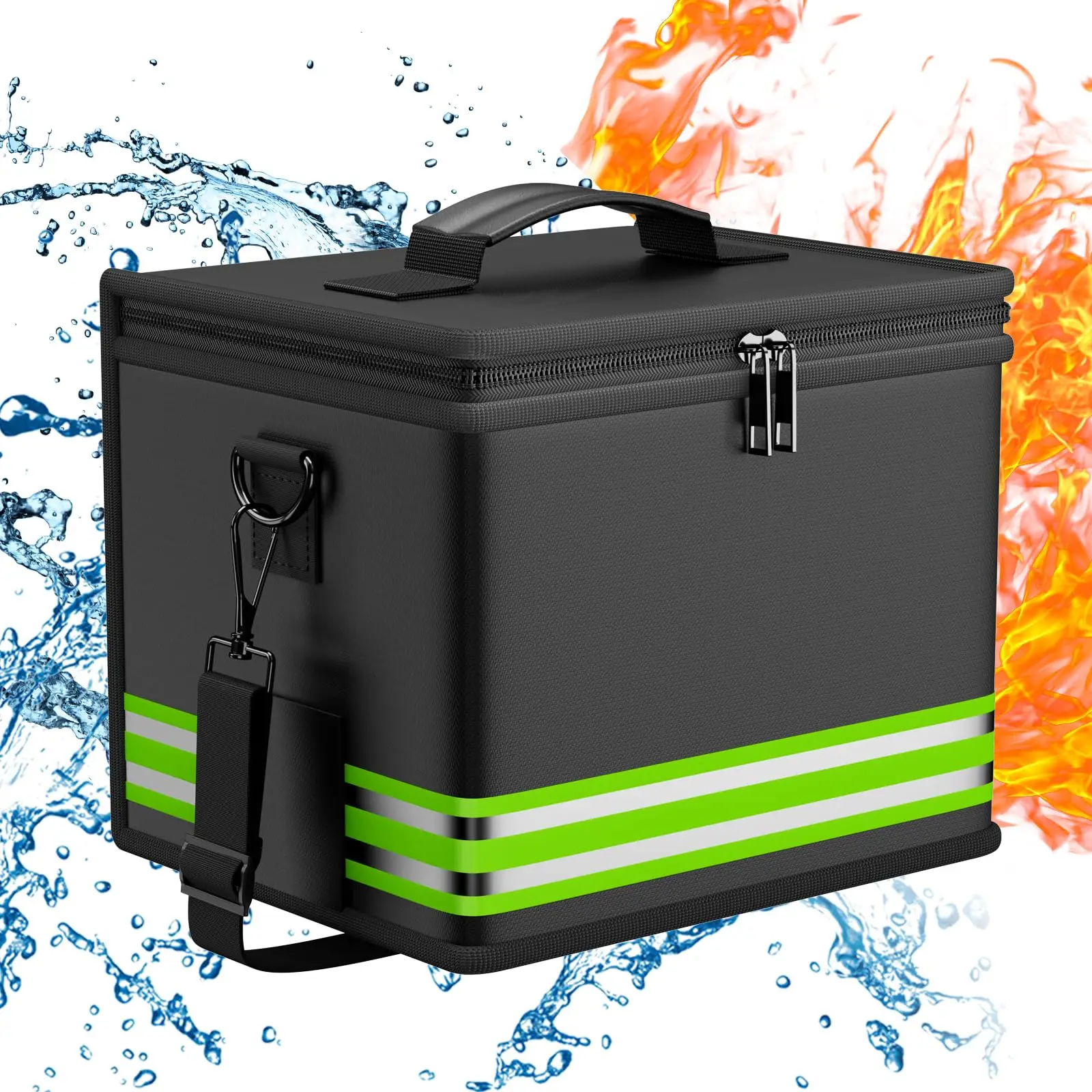 Large Capacity Fireproof Explosive Lipo Safe Guard Bag With Zipper ...