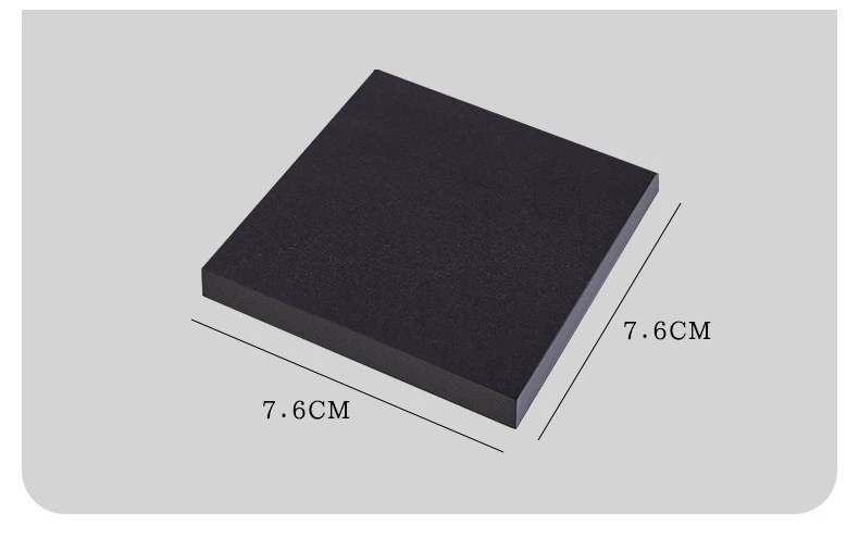 Classic Black Sticky Notes Office School Self-adhesive Notepad Memo Pad ...