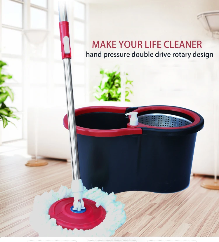 Eco-friendly Cleaning - Magic Self Wringing Mop Spin 360