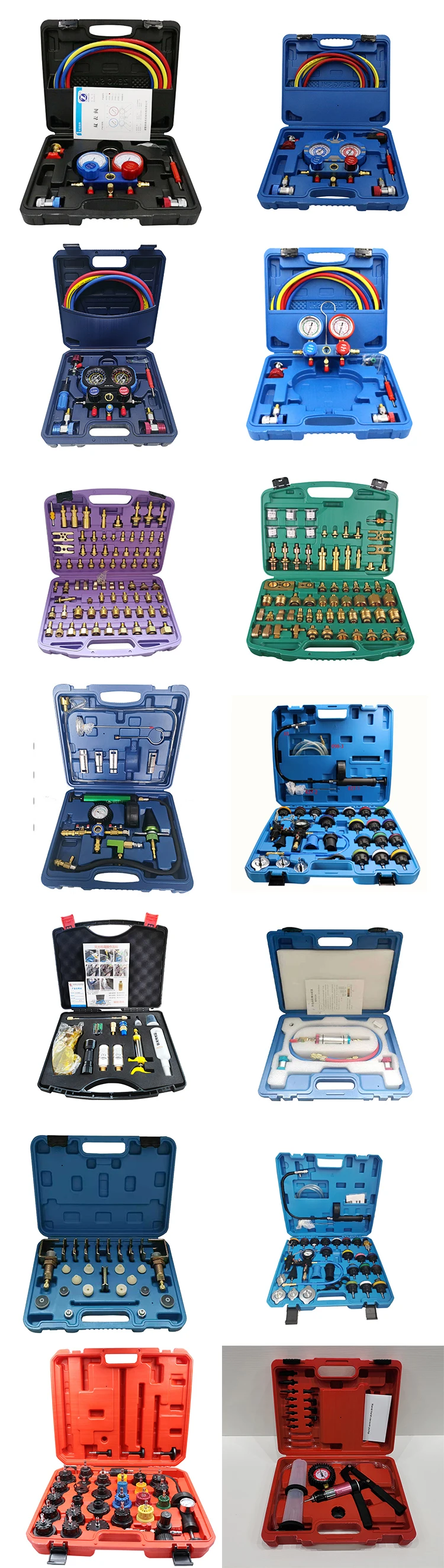 Automotive Air Conditioning System,Leak Joints Detect Repair Tools Test ...