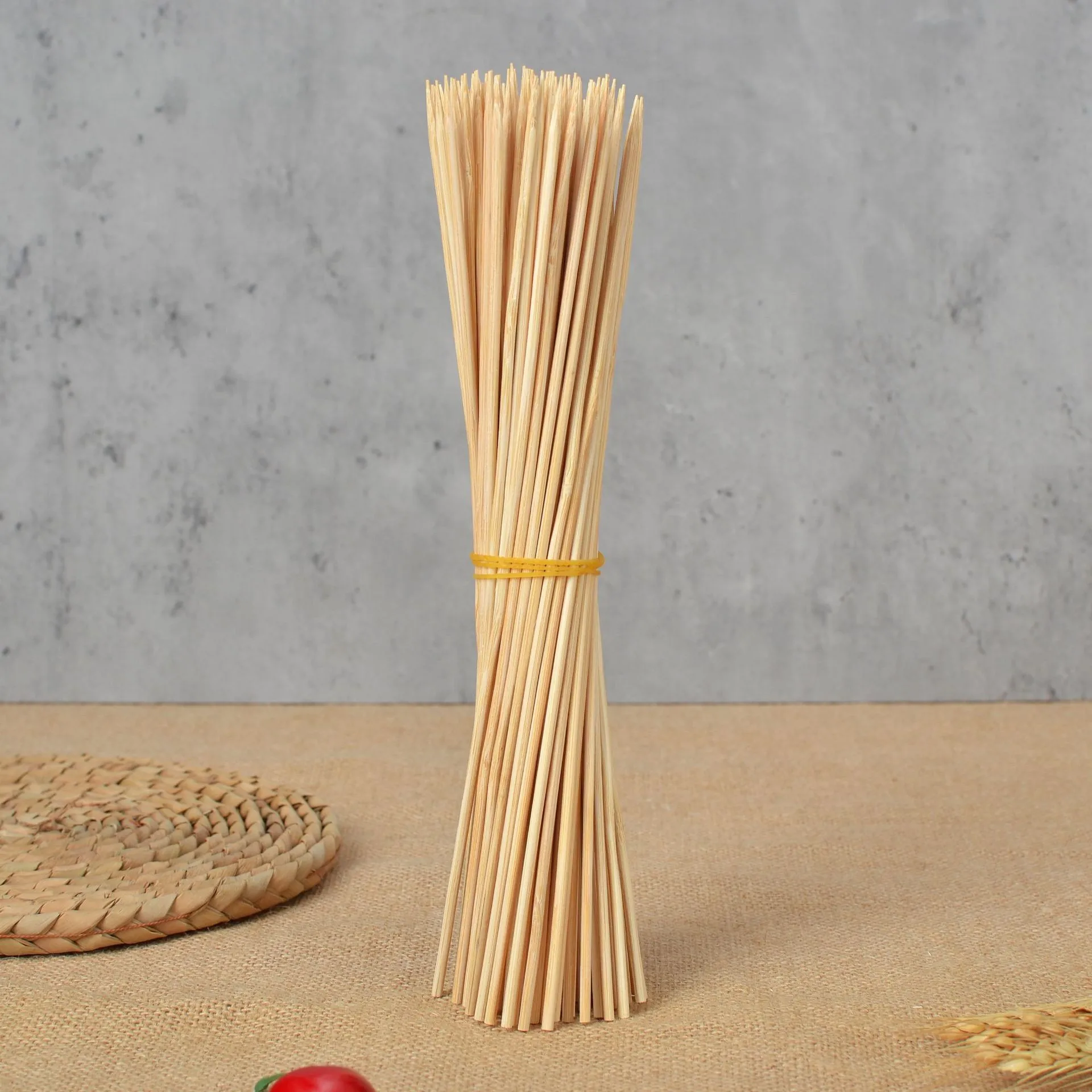 China Manufacturer Professional Custom Bbq Bamboo Skewers Sticks For ...