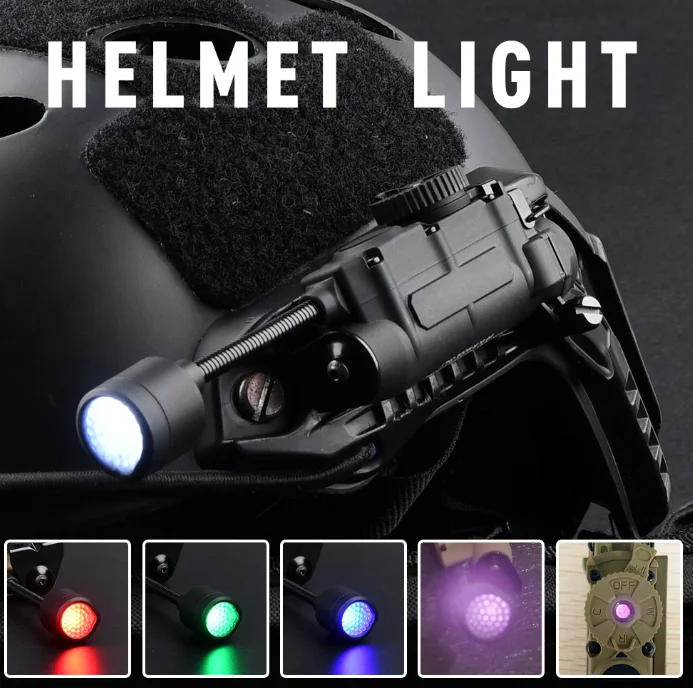 WADSN Multifunction Survival Safety Flashlight Helmet Light