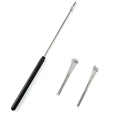 Laboratory Use Metal 22cm Autoclavable Sampling Rod Inoculation Loop ...