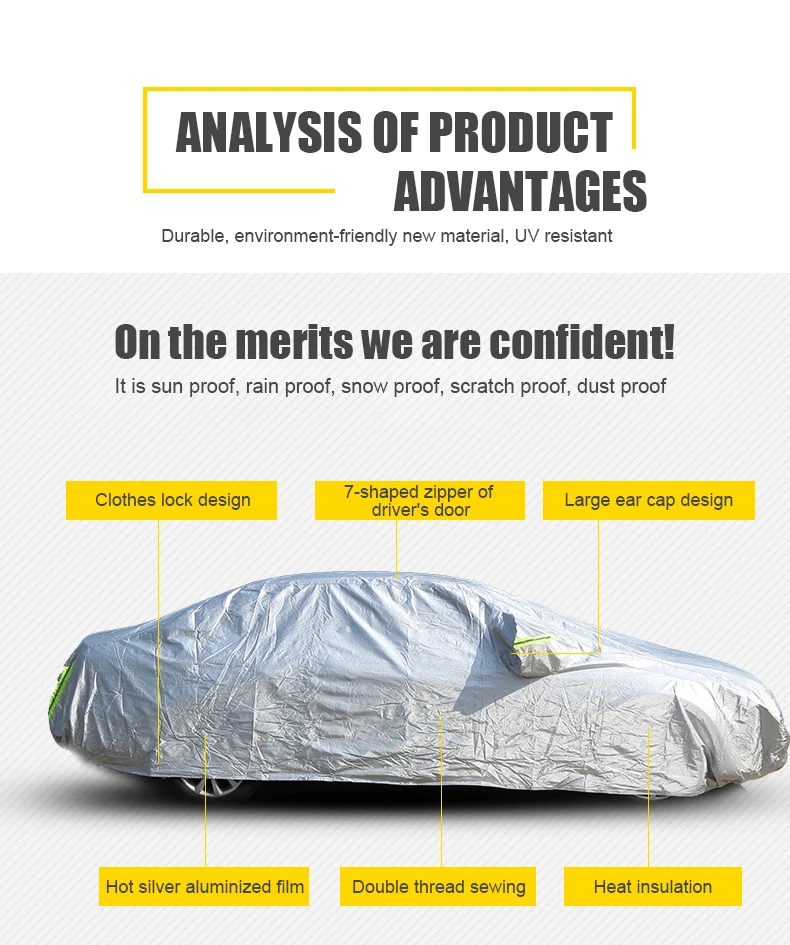 Customized Waterproof Car Cover Protect Oem Logo Factory Wholesale Fit ...
