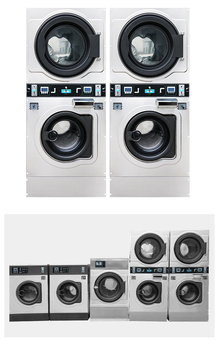 15kg 20kg 25kg Self - Service Laundry Equipment for Hotels Coin ...