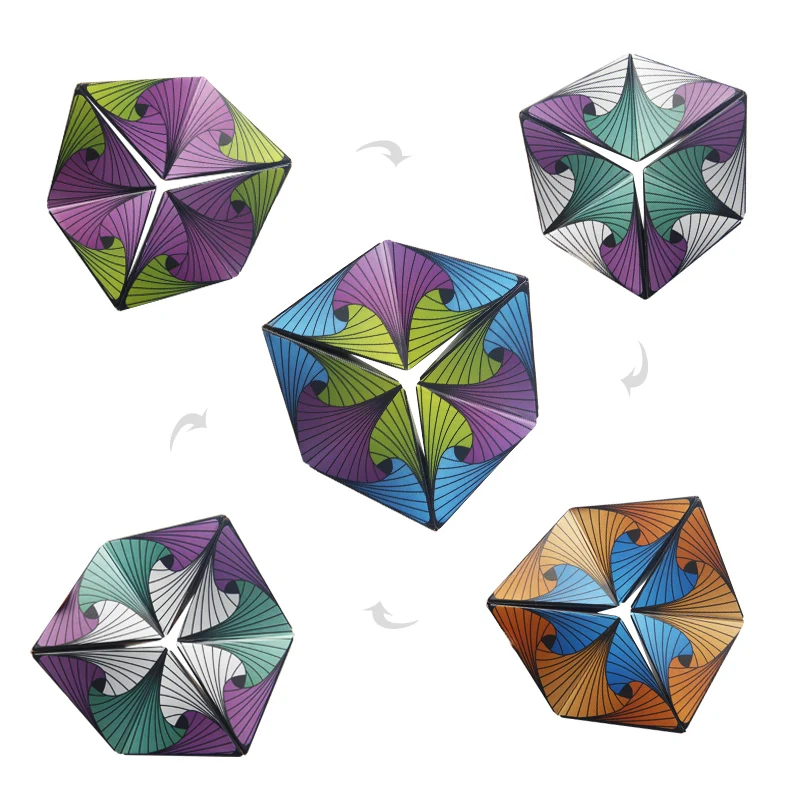 Stressabbau Gadget - Infinite Cycles Kaleidocycle Toy