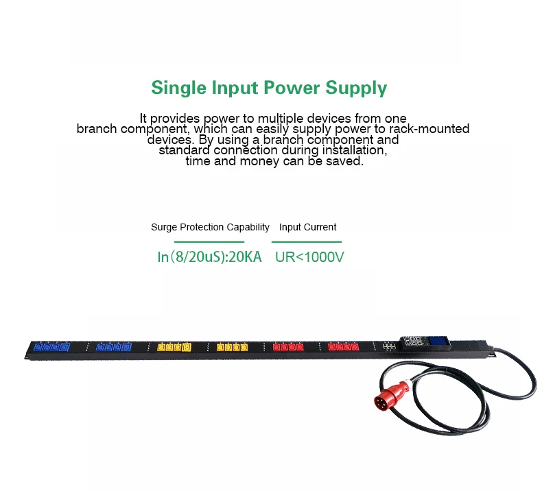 380v 415v 480v 125a C13 Smart 3 Phase Pdu Power Socket Odm | Wholesale